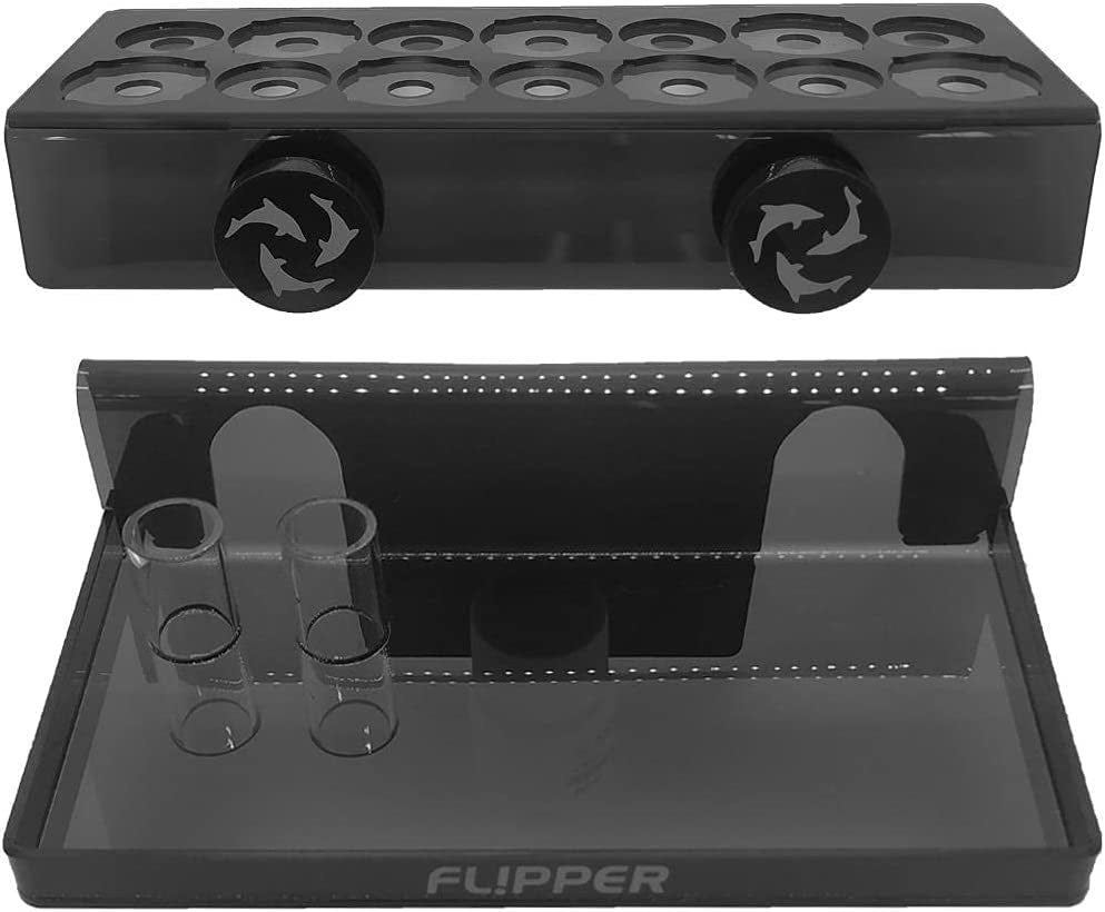-Flipper Magnetic Frag Station Rack Black-Hurstville Aquarium