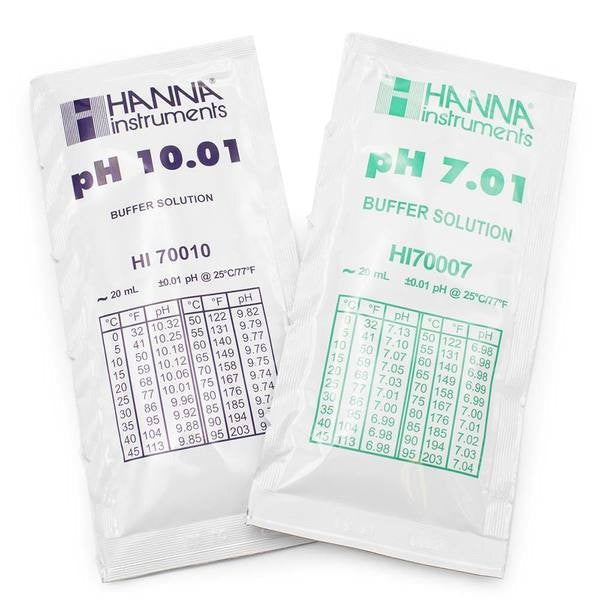 Hanna Instruments pH sachets-Hanna Instruments Ph 7.01 & 10.01 Sachets ...