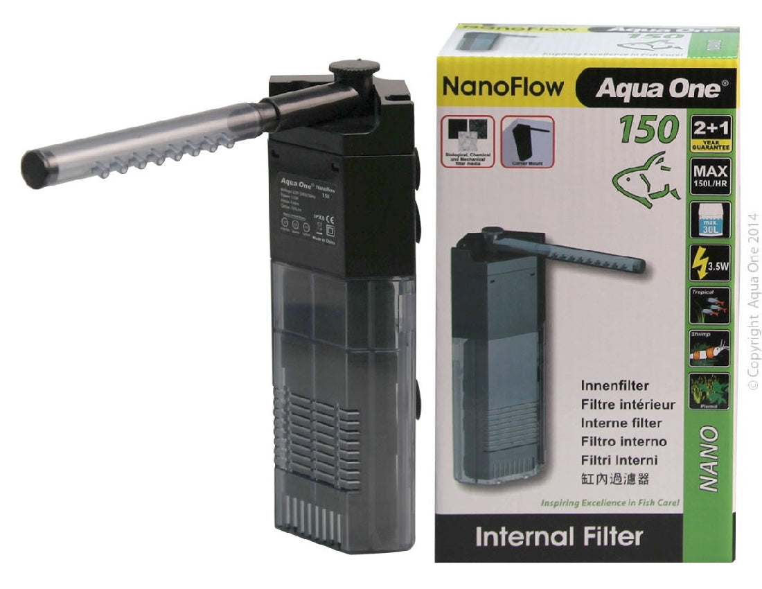 Aqua One Nanoflow 150 Internal Filter – Hurstville Aquarium