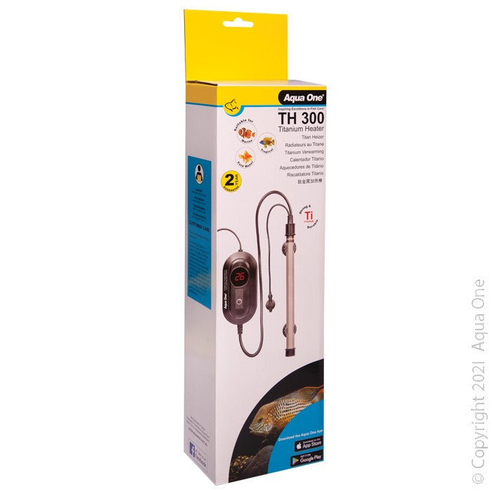 -Aqua One Th300 Titanium Heater 300w-Hurstville Aquarium