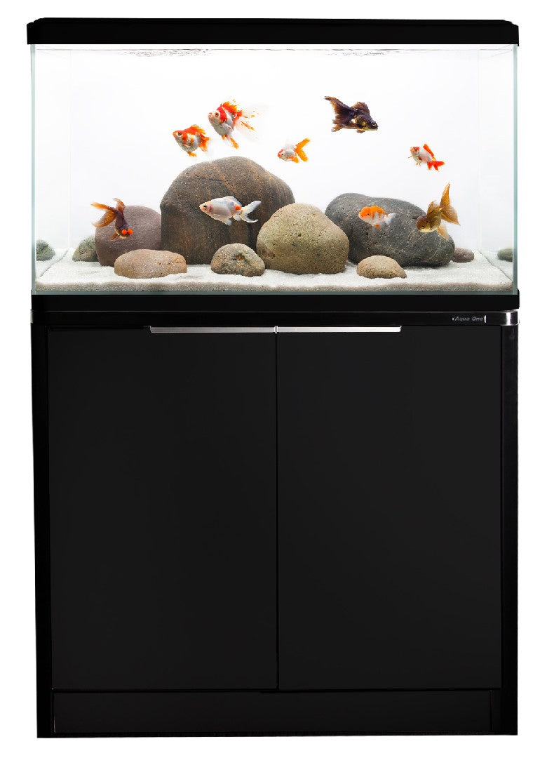 Aqua One Lifestyle Classic 72 Complete Glass Aquarium 60cm 72l Satin B ...